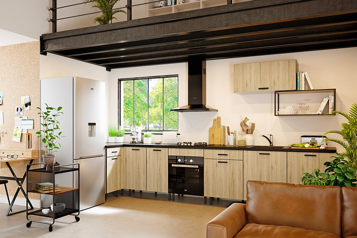 Cuisine beige et bois : comment l'associer